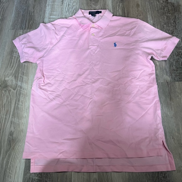 Polo Ralph Lauren | Shirts | Polo Ralph Lauren Pink Polo Large Men ...